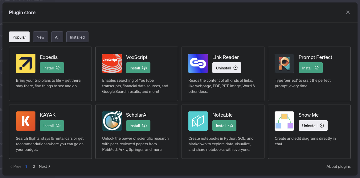 【VoxScript】ChatGPT 人気プラグイン 使い方：リアルタイム検索やYouTube、株式など情報収集に！ | ChatGPTの学校