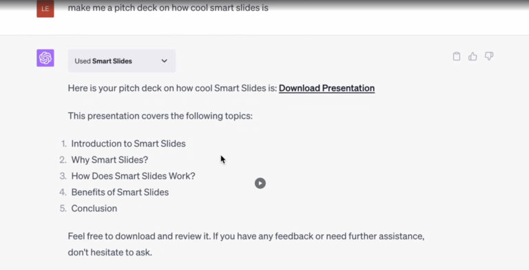 【Smart Slides】ChatGPT 人気プラグイン 使い方：パワーポイントのプレゼン資料を自動生成！ | ChatGPTの学校