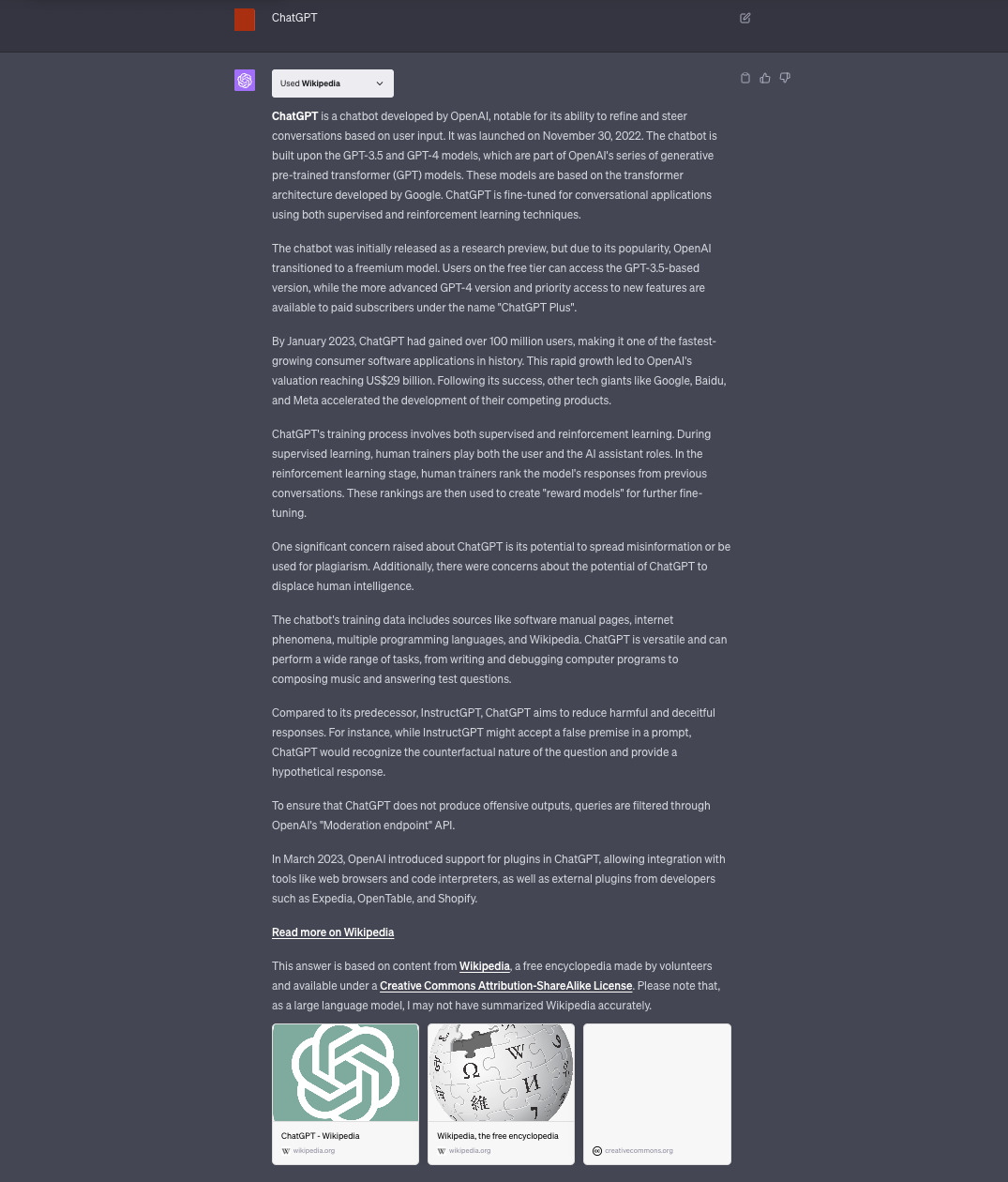 【Wikipedia】ChatGPT 人気プラグイン 使い方：情報取得から記事の自動生成まで！ | ChatGPTの学校