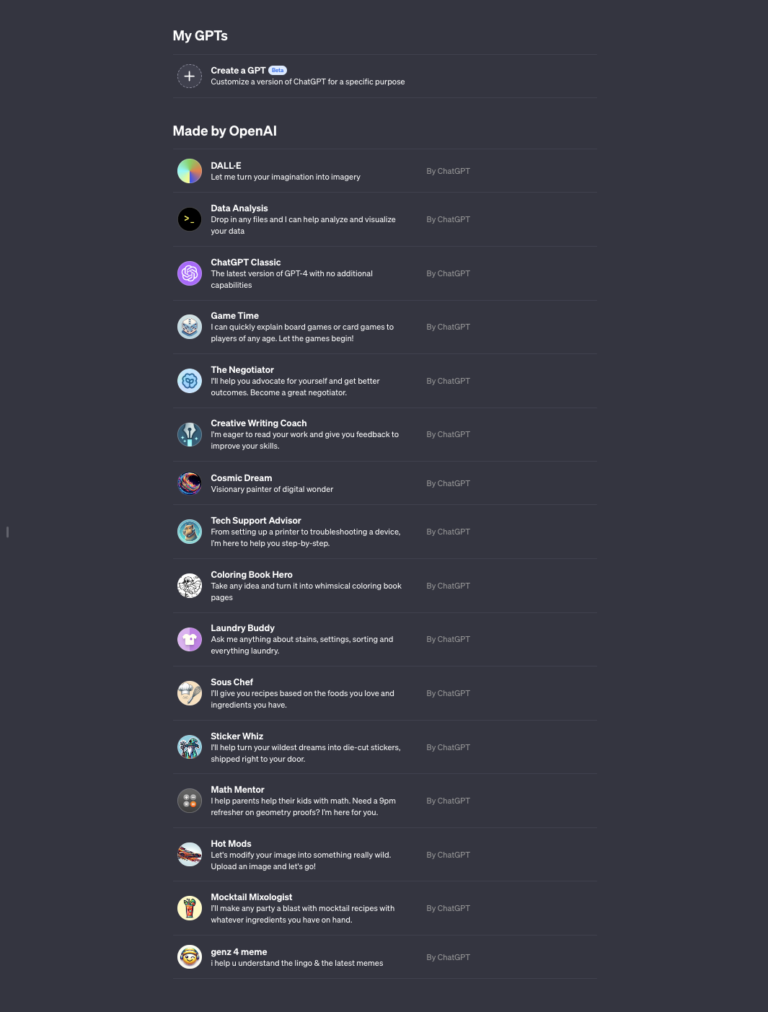 ChatGPT「GPTs（GPT Builder）」機能の使い方：カスタムGPTの作り方 5ステップ | ChatGPTの学校