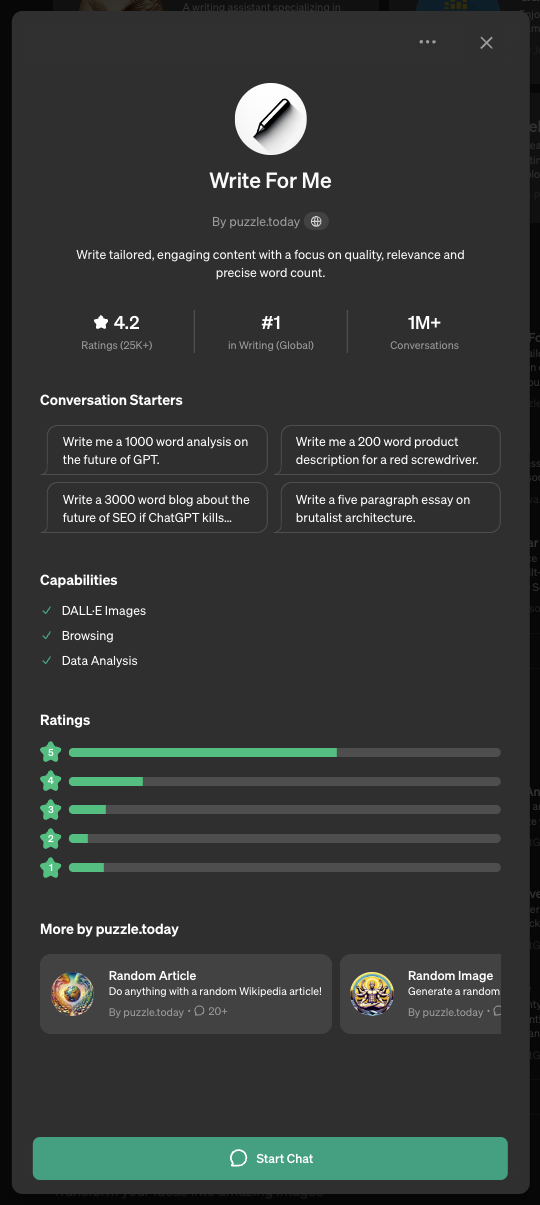 【Write For Me】ChatGPT GPTs 使い方：自動記事作成とSEO対策ができる！高品質コンテンツ作成法 | ChatGPTの学校