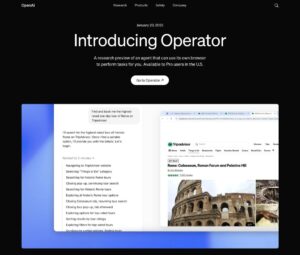 ChatGPT「Operator」機能の使い方：AI秘書があなたの作業を自動化！ | ChatGPTの学校